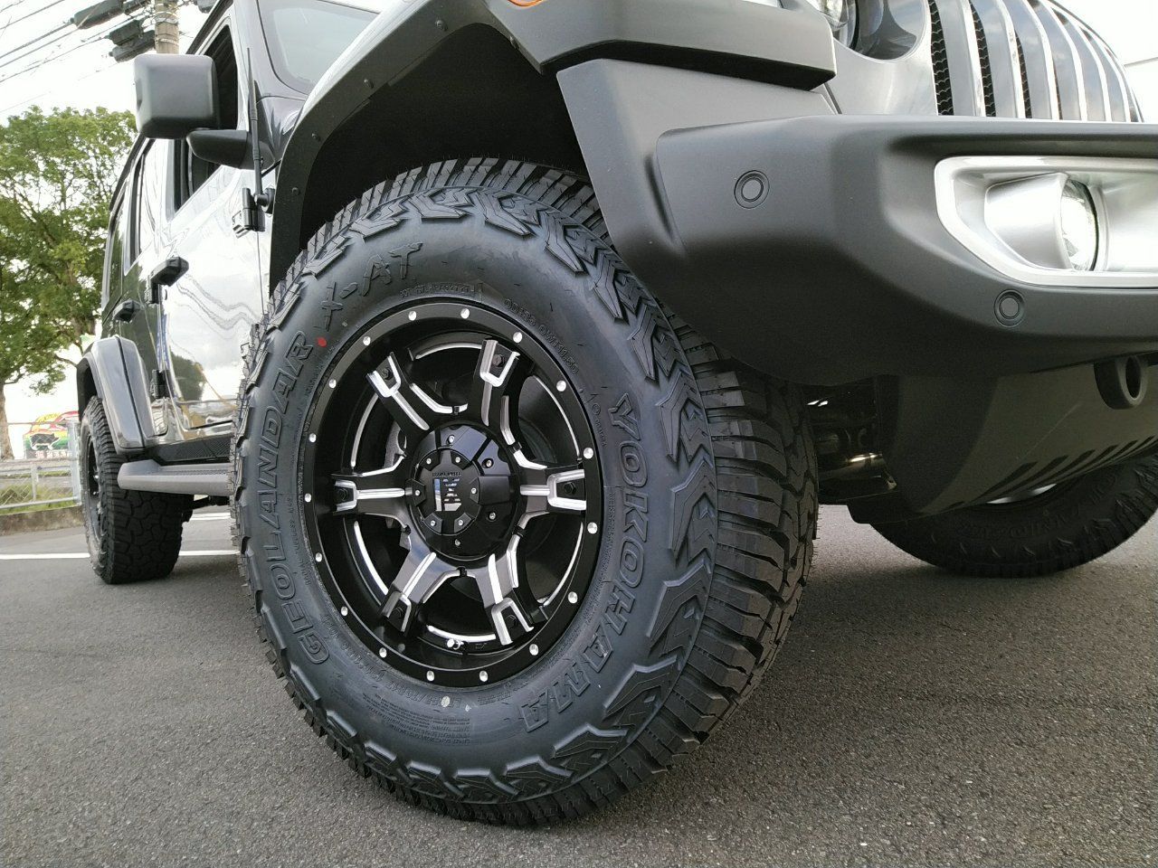 YOKOHAMA ヨコハマタイヤ GEOLANDAR ジオランダー X-AT 265/70R17 265/65R17 285/70R17 JK JL 17インチタイヤホイールセット ...