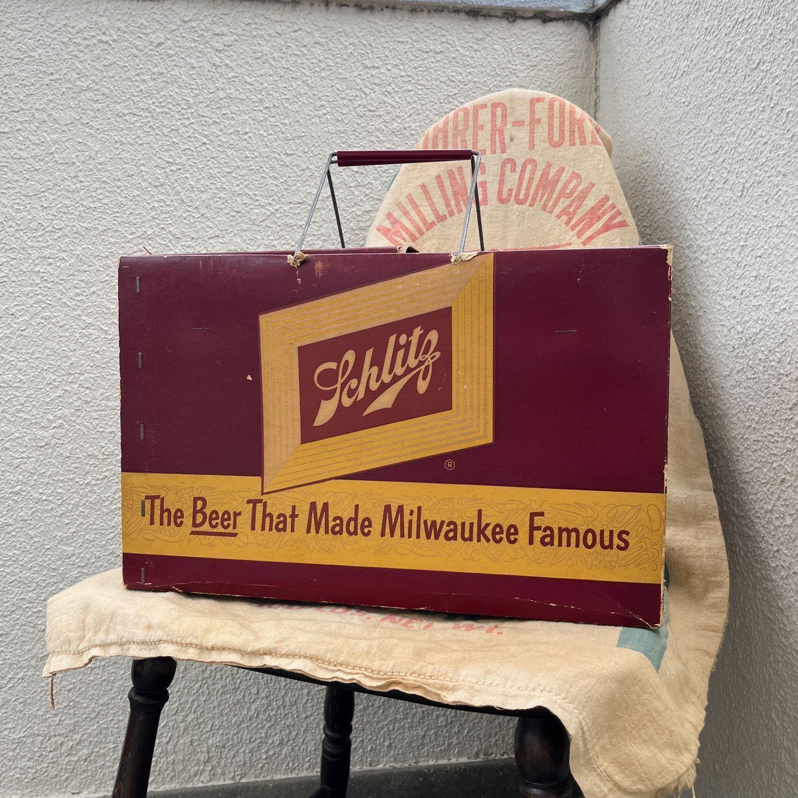 【クーラーボックス】1952年 " Schlitz (シュリッツ) ピクニッククーラーボックス" キャンプ用品 Picnic Cooler Box - メルカリ