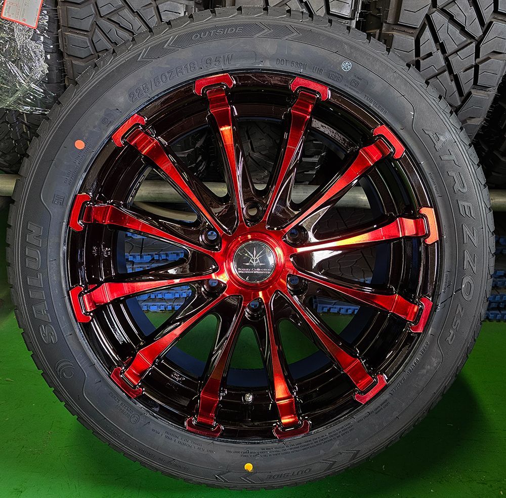 新品タイヤホイール4本セット！！ 200系ハイエース レジアスエース 18インチ Bounty Collection バウンティコレクション BD12 当社特選タイヤ 225/50R18 - メルカリ