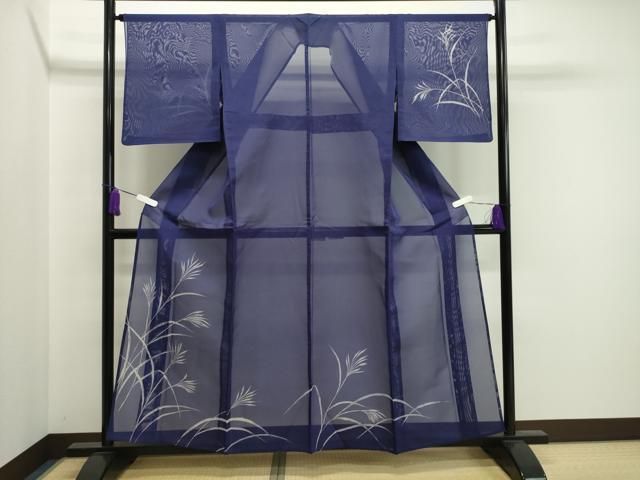 平和屋着物○訪問着 紬地 霞文 正絹 逸品 CAAU9921vf