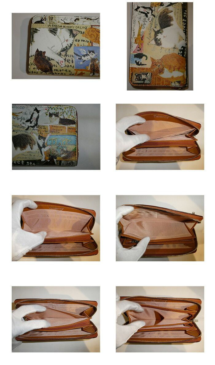 manhattaner's マンハッタナーズ ラウンドファスナー 長財布 075-1654