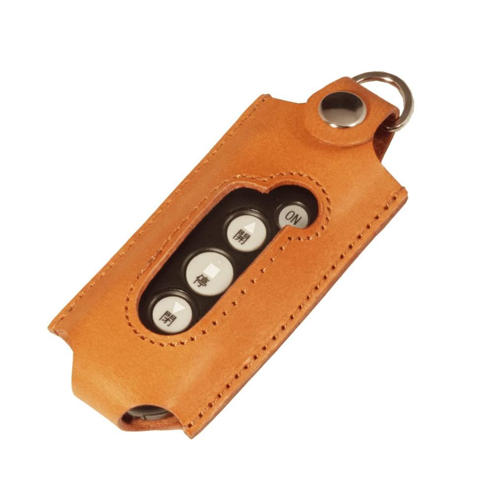 新品 NORTH LEAF 三和シャッター リモコン送信機 RAX-H35 ガレージドア リモコンキー キーケース シャッター 交換 ガレージ 駐車場 車庫 リモコンスイッチ 本革 レザー ...