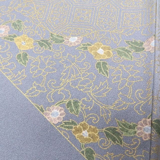 平和屋着物○訪問着 草花尽くし 金銀彩 正絹 逸品 AABC5622ck 平和屋