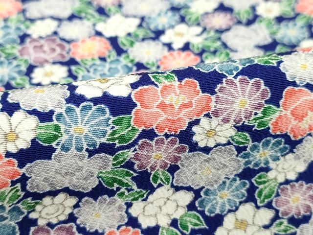 平和屋着物□上質な小紋 花尽くし 暈し染め 正絹 逸品 DAAY3765cd