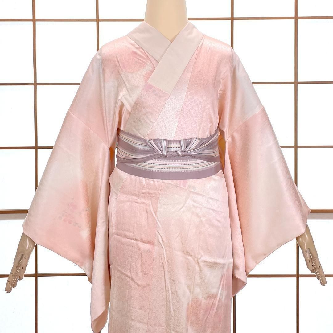 平和屋着物○長襦袢 無双仕立て 鹿の子文 正絹 逸品 未使用 CAAZ1004vf