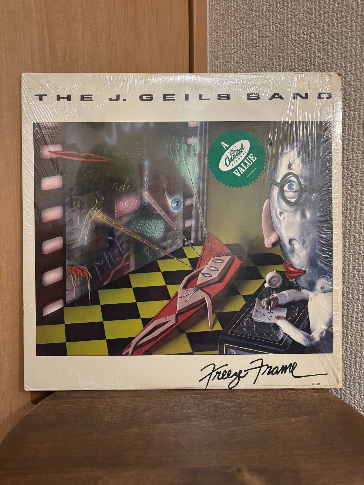 美品 / 【THE J.GEILS BAND】/ Freeze-Frame 名曲「Centerfold」収録 80sロック 名盤 LPレコード ...
