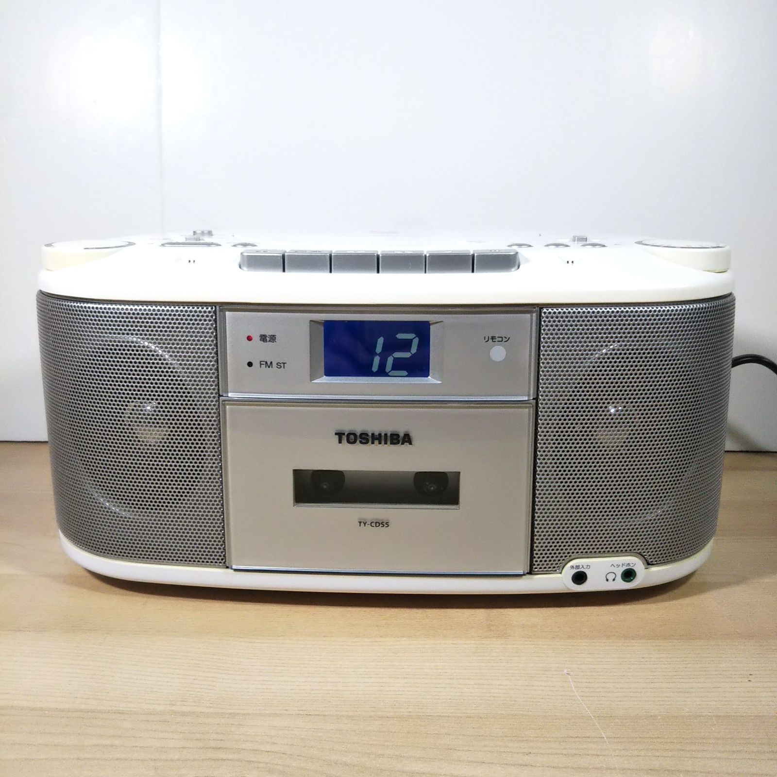 TOSHIBA CDラジオカセットレコーダー TY-CDS5 2010年製 中古品 - メルカリ