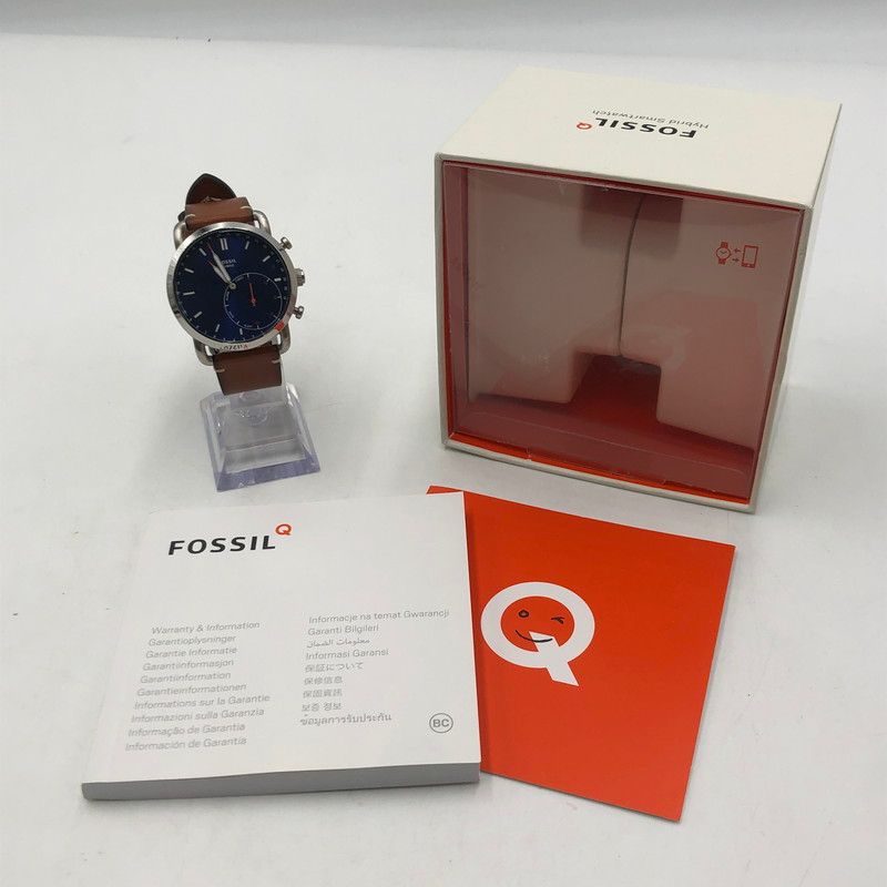 【中古品】FOSSIL フォッシル HYBRID SMARTWATCH COMMUTER FTW1151 ハイブリッド スマートウォッチ ...