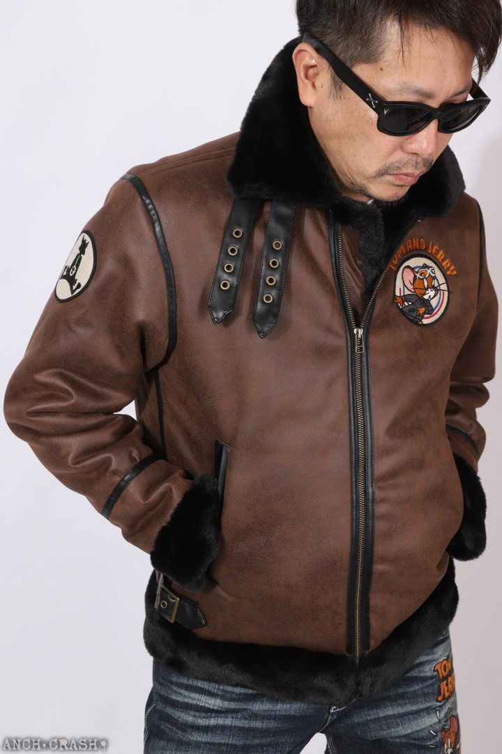 トムとジェリー ボンディング B-3 フライトジャケット TJN-2501 TOM