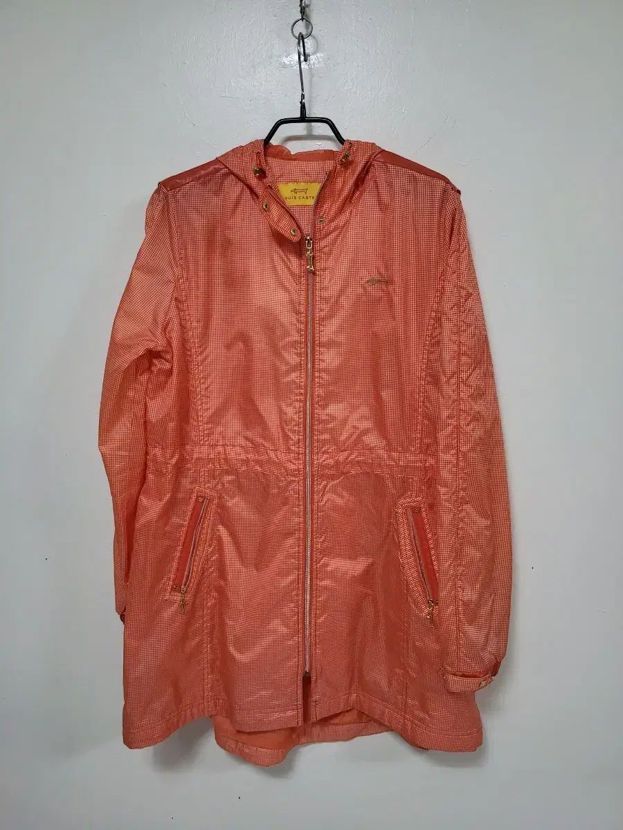ルイ・カステル オレンジ色 ウィンドブレーカー フード ジャケット - メルカリ