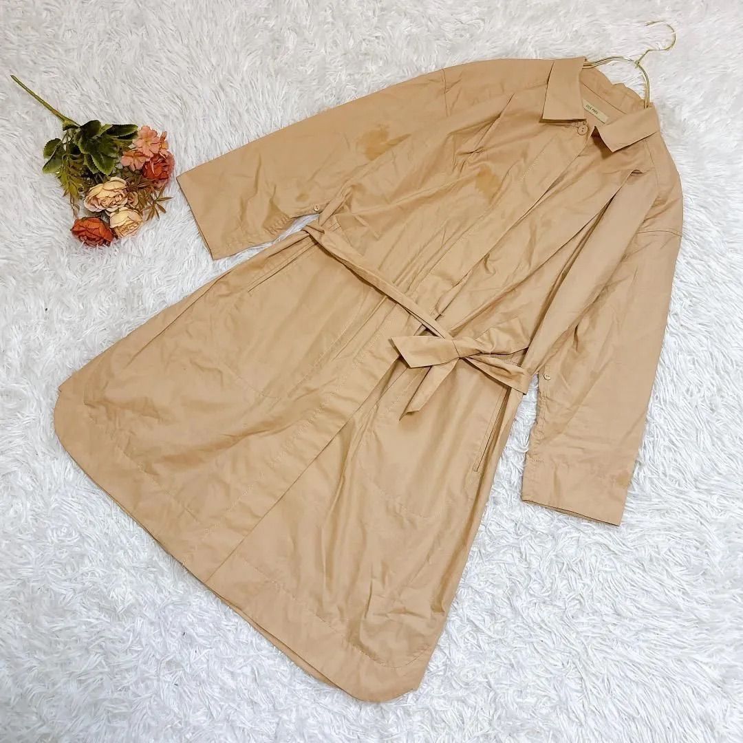 ★DES PRES デプレ★ショップコート アウター【S】スプリングコート ベージュ - メルカリ