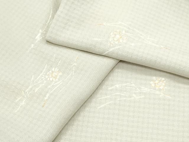 平和屋着物●上質な小紋　溢れ松葉　金彩　三越扱い　正絹　逸品　CAAZ8822th 平和屋着物○上質な小紋 溢れ松葉 金彩 三越扱い 正絹 逸品 CAAZ8822th