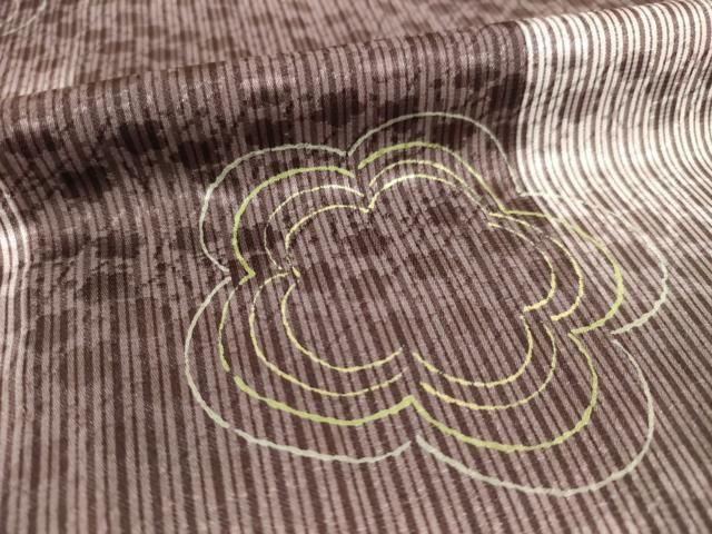 平和屋着物○長襦袢 無双仕立て 市松花文 正絹 逸品 AABC8119ck - メルカリ