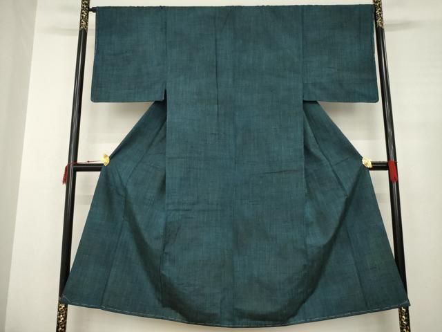 平和屋着物○男性 結城紬 杢 さが美扱い 正絹 逸品 未使用 AABC4159ck