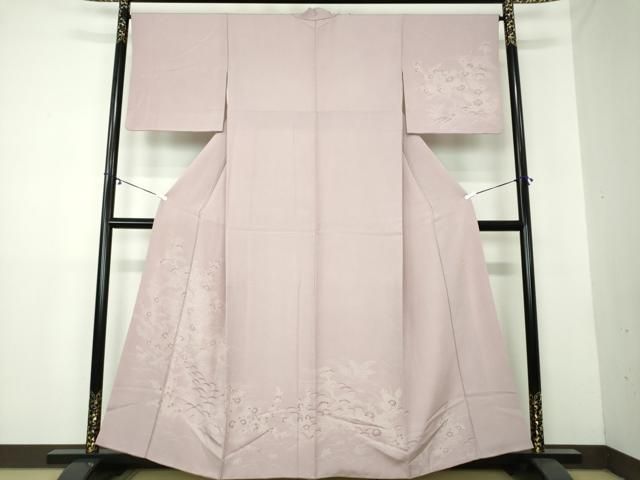 平和屋着物○伝統工芸師 服部光擴 江戸小紋 鮫小紋柄 正絹