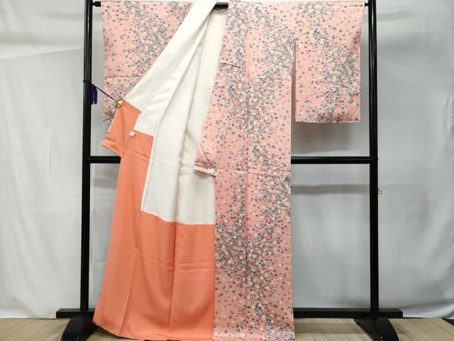 平和屋着物○上質なお召 縞 正絹 逸品 未使用 CAAW8078yc