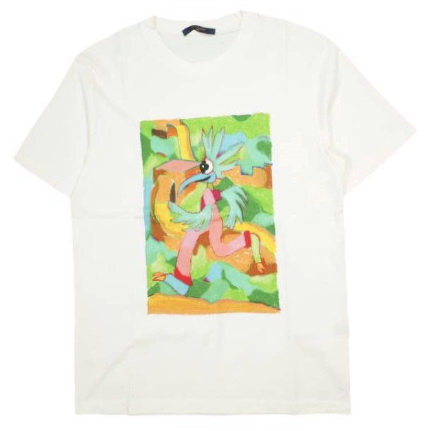 LOUIS VUITTON ルイ・ヴィトン 21SS LVフレンド インサイドアウトラベル Tシャツ RM211 NPG HKY73W M WHITE 半袖 ズームと仲間たちの冒険 LOUIS VUITTON ルイ・ヴィトン 21SS イタリア製 LVフレンド インサイド
