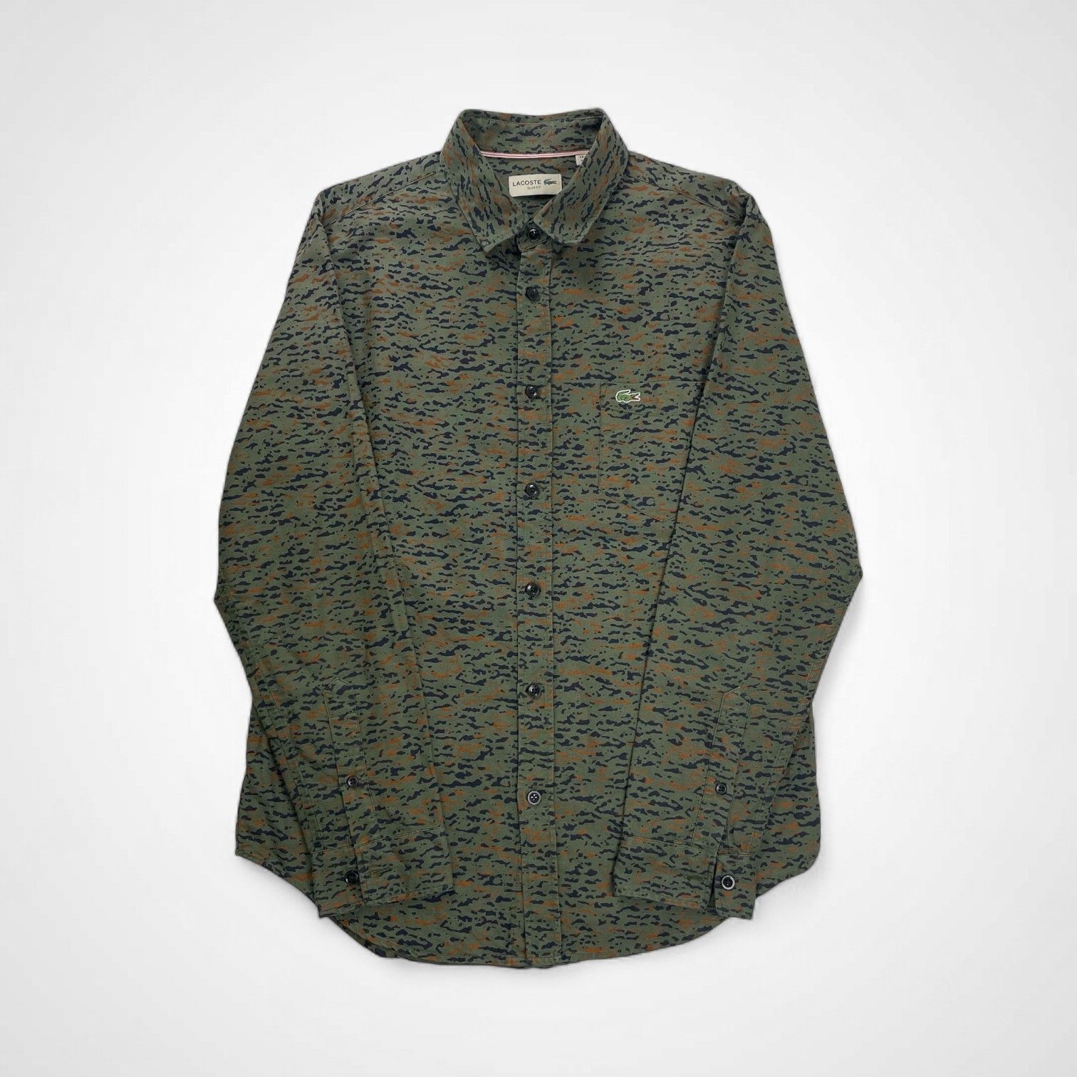 LACOSTE ラコステ / 迷彩柄 オックスシャツ SIZE:M - メルカリ