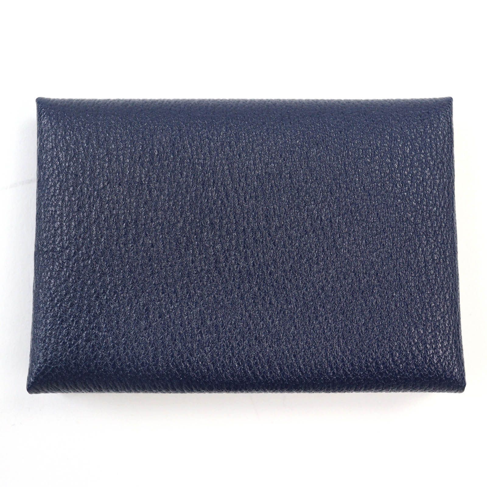 未使用品☆HERMES エルメス カルヴィ デュオ シェーブル ブルーニュイ