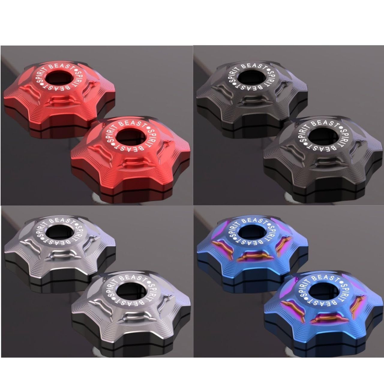 特価商品 [SEVEN EBISU] Z900RS カスタム フロントフォーク トップ キャップ カバー パーツ 左右セット バイク ...