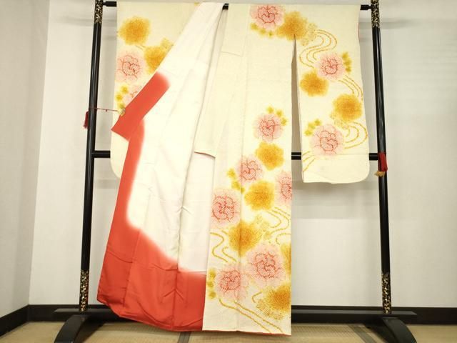 平和屋着物○豪華振袖 総絞り 流水花文 正絹 逸品 AABC4146ck - メルカリ