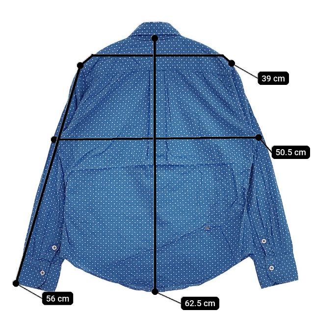 45R/45rpm アーミッシュドットプリントのプティローファーシャツ 定価