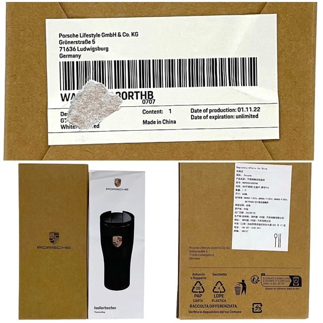 ポルシェ タンブラー ホワイト サーモマグ ル・マン24時間レース 1998年