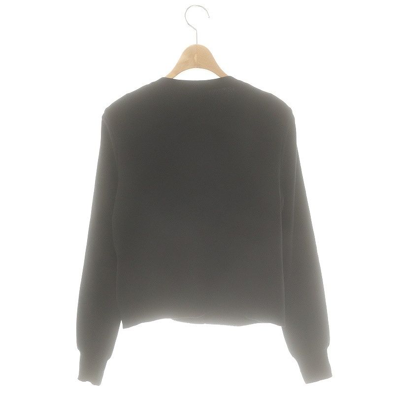 【中古】フォクシーニューヨーク FOXEY NEW YORK 24年 44264 カーディガン クローディ ニット 40 黒 ■OS レディース フォクシーニューヨーク FOXEY NEW YORK 24年 44264 カーディガン