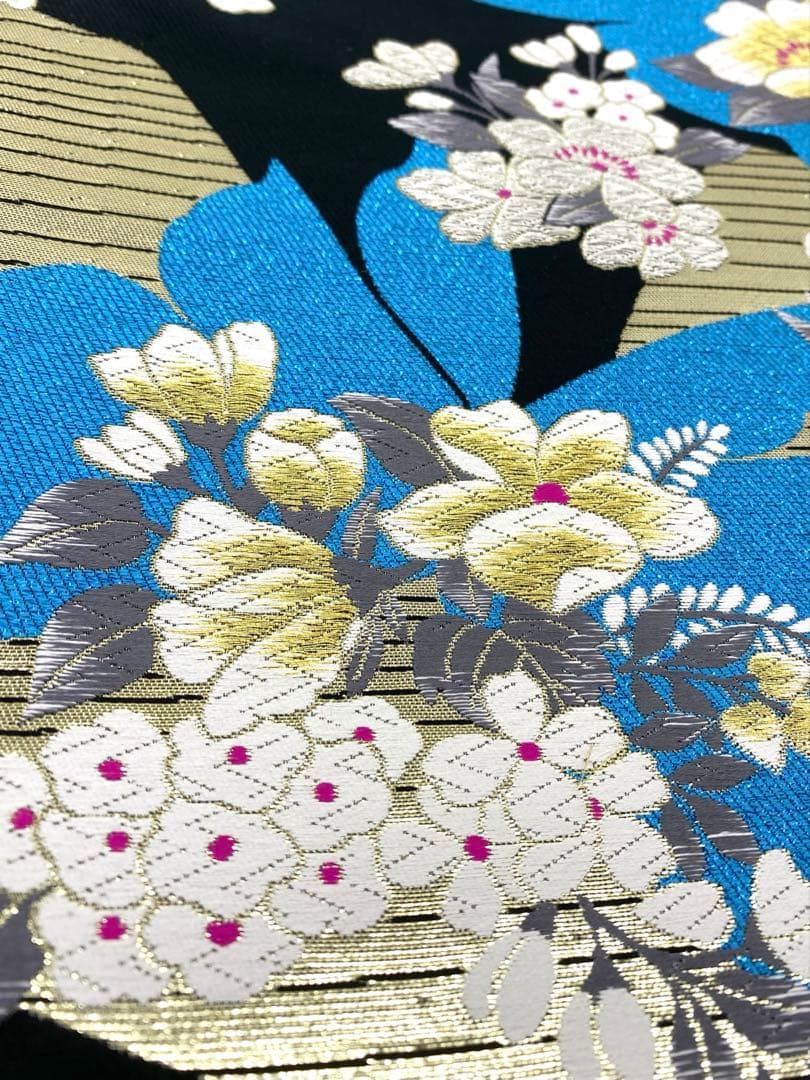 西陣織 樹織物 袋帯 正絹 振袖 豪華 桜 JUJU 新品未使用品 D082 - メルカリ