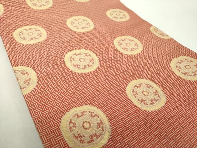 平和屋着物○龍村美術織物 九寸開き名古屋帯 糸屋輪宝手