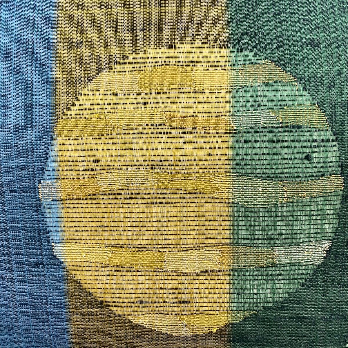 平和屋着物○名門 藤娘きぬたや・総絞り 九寸名古屋帯 正倉院花文 黒地