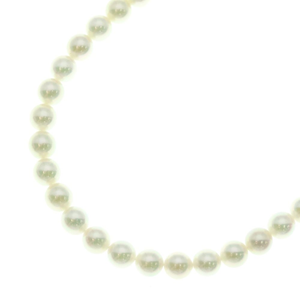 COMME des GARCONS (コムデギャルソン) × MIKIMOTO パール チェーンネックレス ホワイト/シルバー OZ-K807 レディース - メルカリ