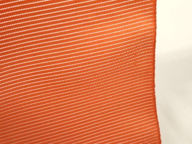 平和屋着物＊夏物 西陣 名古屋帯 帯反物 楓 銀糸 証紙付き 逸品 未