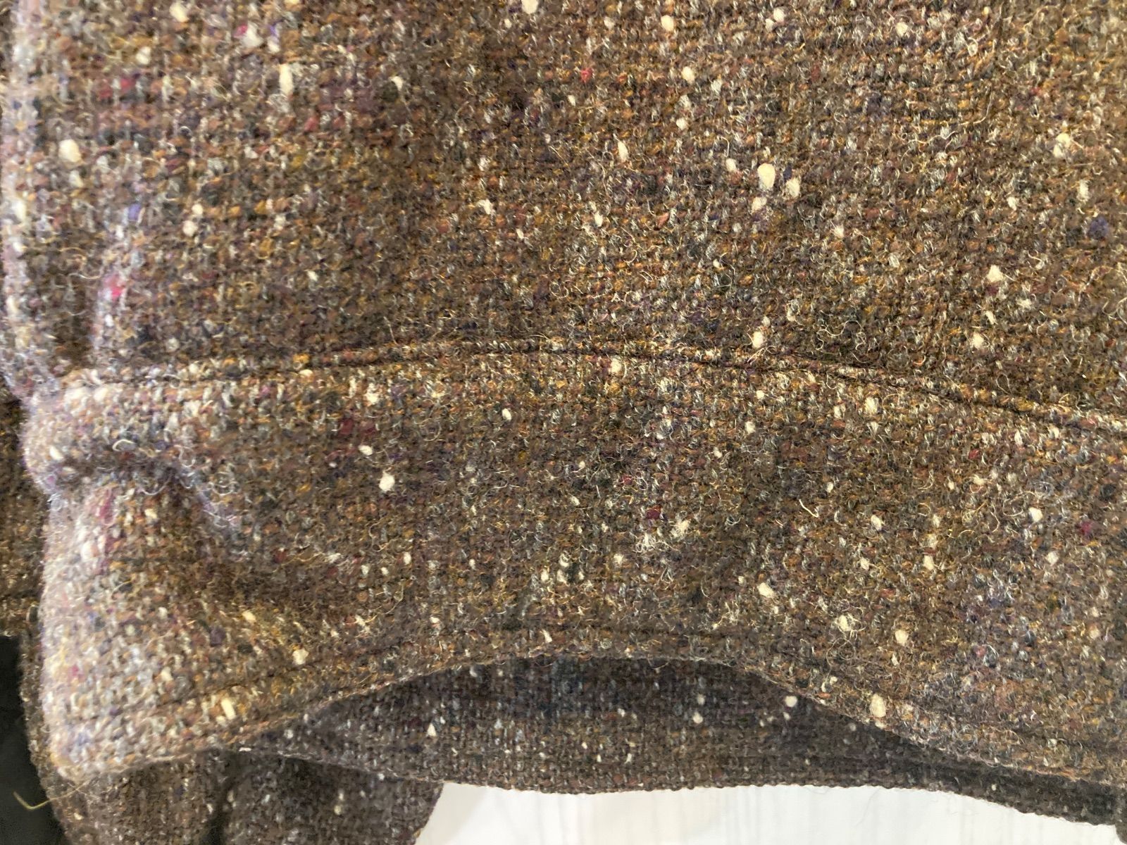 251114 メンズ ビギ バルビッシュ BARBICHE by MEN'S BIGI ツイード ブルゾン イングランド製ウール生地 ...