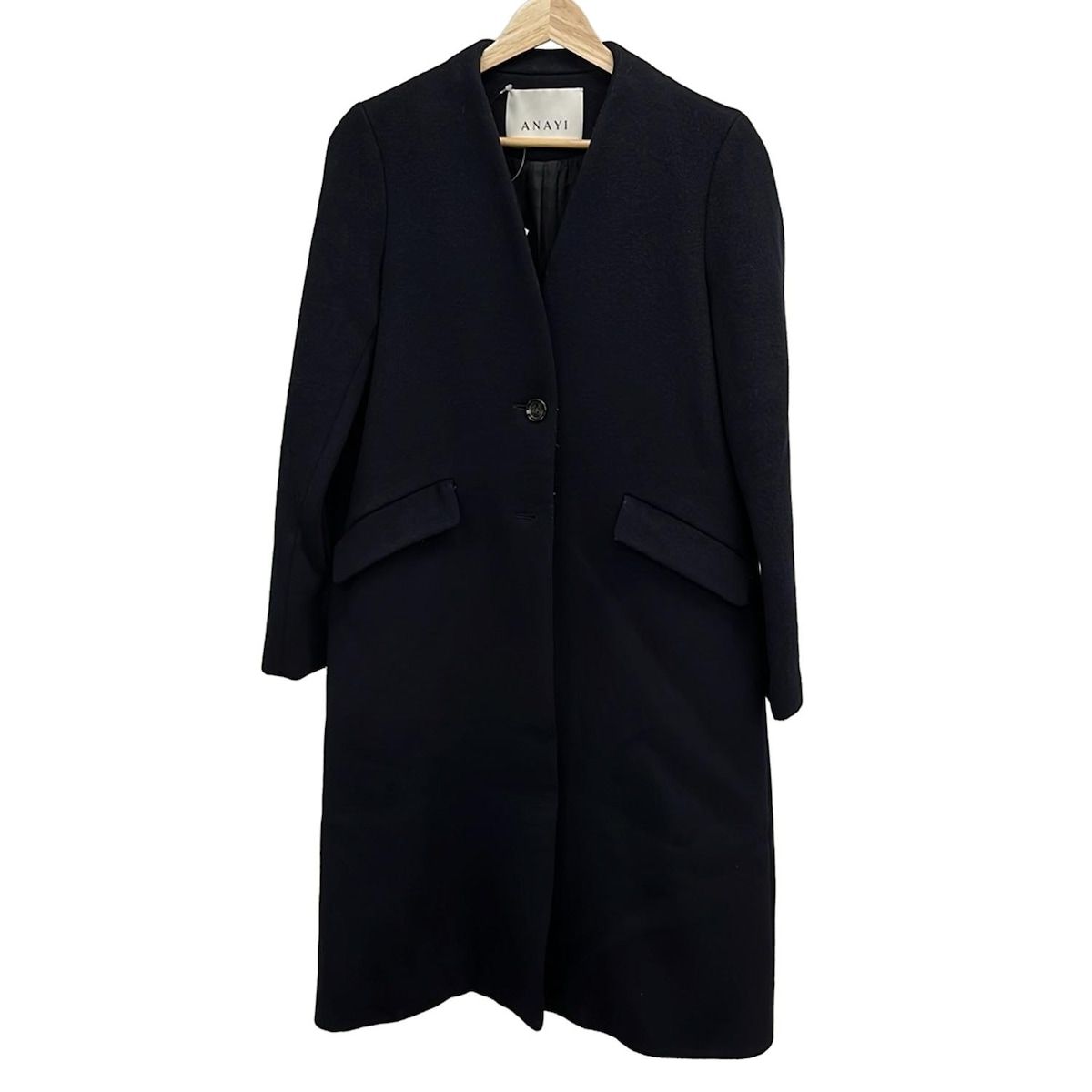 ANAYI(アナイ) コート サイズ38 M レディース - ダークネイビー 長袖