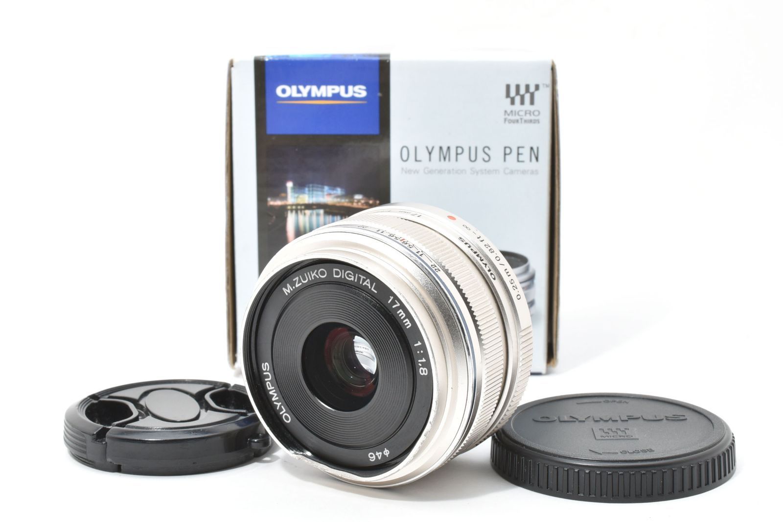 美品 OLYMPUS M.ZUIKO DIGITAL 17mm F1.8 シルバー - メルカリ