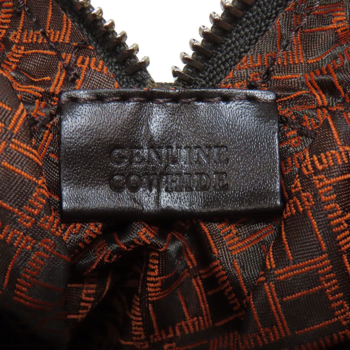 ダンヒル Dunhill  ロゴ  セカンドバッグ ナイロン素材 レディース  中古 Dunhill ダンヒル ロゴ セカンドバッグ ナイロン レディース [中古