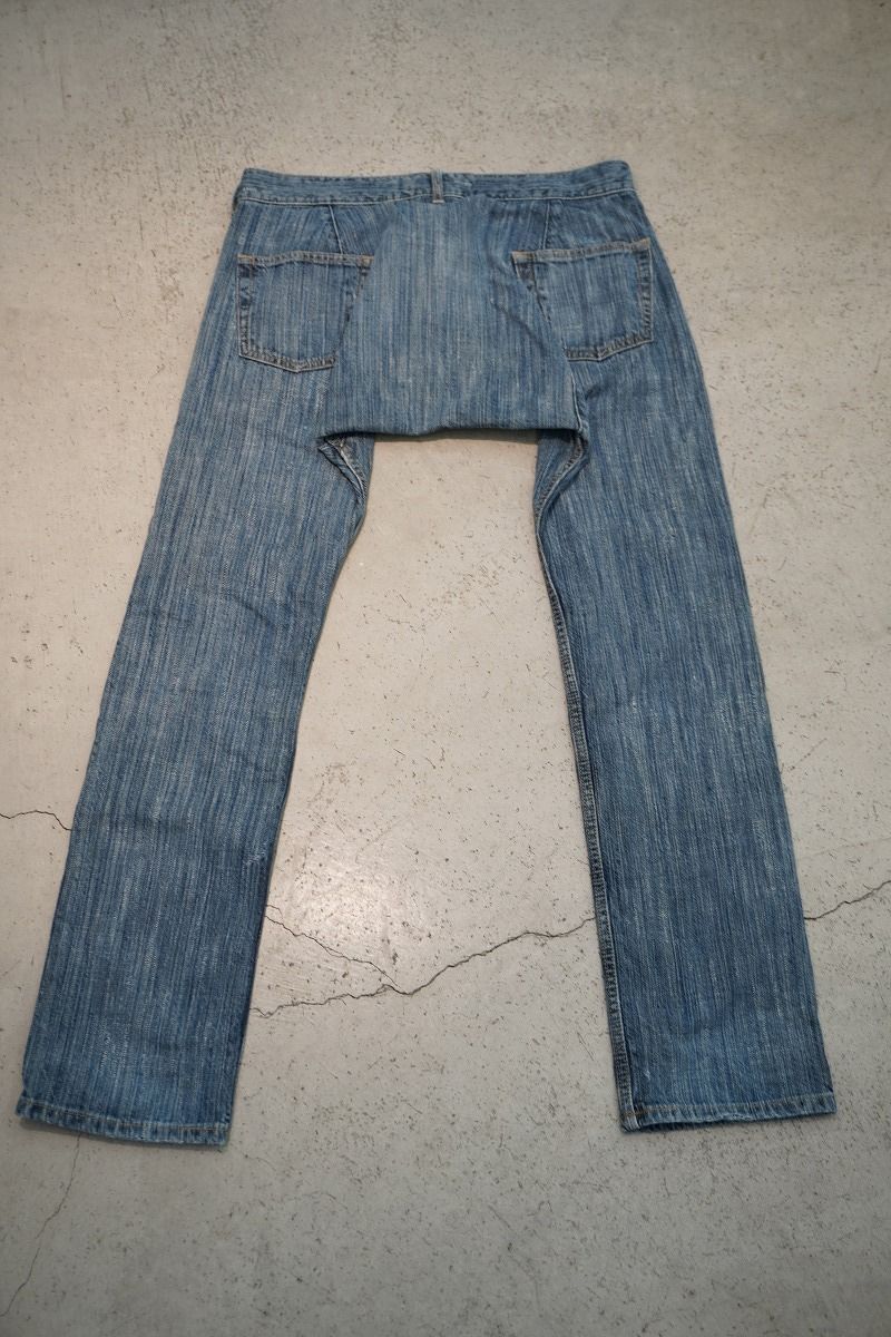 05SS JUNYA WATANABE MAN ジュンヤワタナベ コムデギャルソン マン スラブ デニム パンツ ジーンズ ボトムス AD2004 WO-P022 青 S 1030P★4 - メルカリ