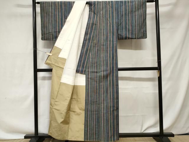 平和屋着物□上質な紬 縞 正絹 逸品 CAAX4377ev - メルカリ