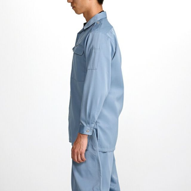 種類7：13 黒/L 寅壱 ロングオープン 2530-108 | 長袖シャツ 作業用 通気