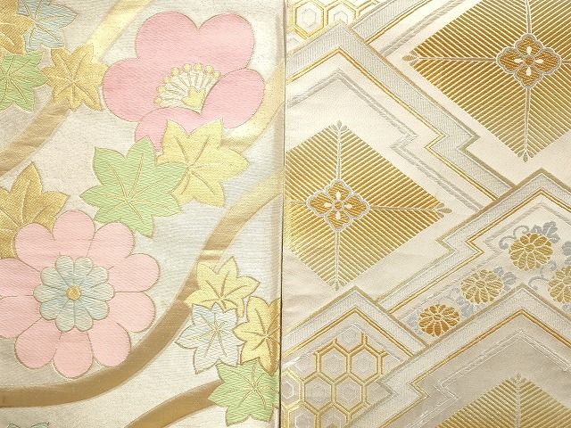 平和屋本店□袋帯 西陣 まとめて100点 鶴 鳥 蝶 風景 更紗 花柄 七宝