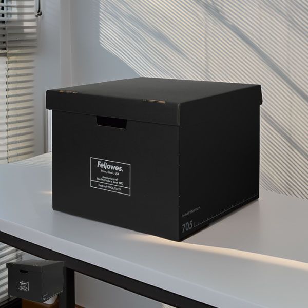 Fellowes フェローズ バンカーズボックス 【Bankers Box 705】 収納ボックス 折りたたみ 大容量 重ねられる おしゃれ ...