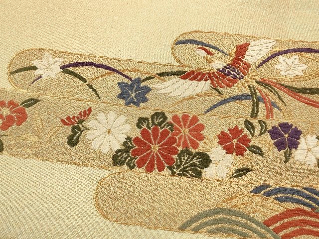 平和屋本店□袋帯 西陣 まとめて100点 鳳凰 向かい鴛鴦 孔雀羽 蝶 風景