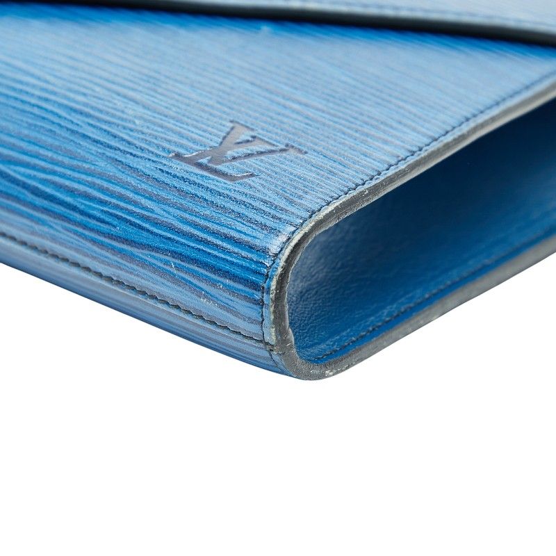 ルイ ヴィトン エピ アールデコ M52635 トレドブルー レザー