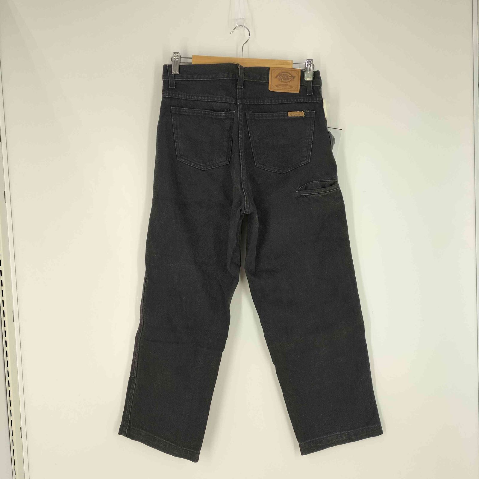 Dickies(ディッキーズ) 90S~00S  後染め ダブルニー ブラック デニム パンツ メンズ 表記無 【中古】【ブランド古着バズストア】 ディッキーズ Dickies 90S~00S 後染め ダブルニー ブラック デニム