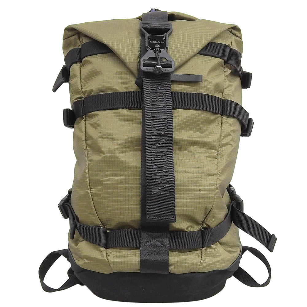タグ付未使用 モンクレール MONCLER 2019年 F109A5A70310 ARGENS リップストップ スエードレザー バックパック ...