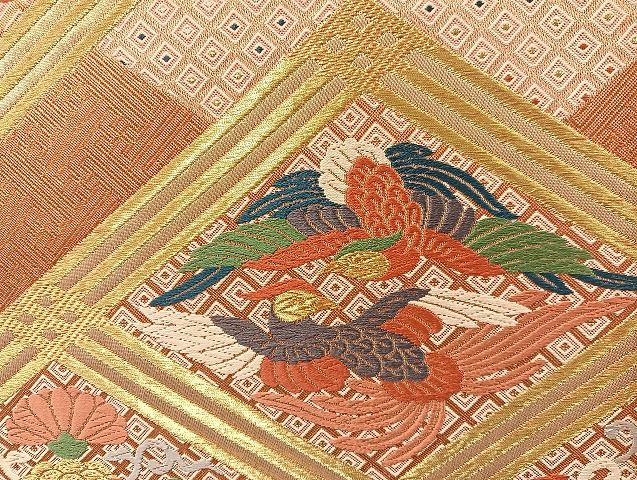 平和屋着物□袋帯 西陣 まとめて100点 向かい鳳凰 孔雀 蝶 更紗 花柄