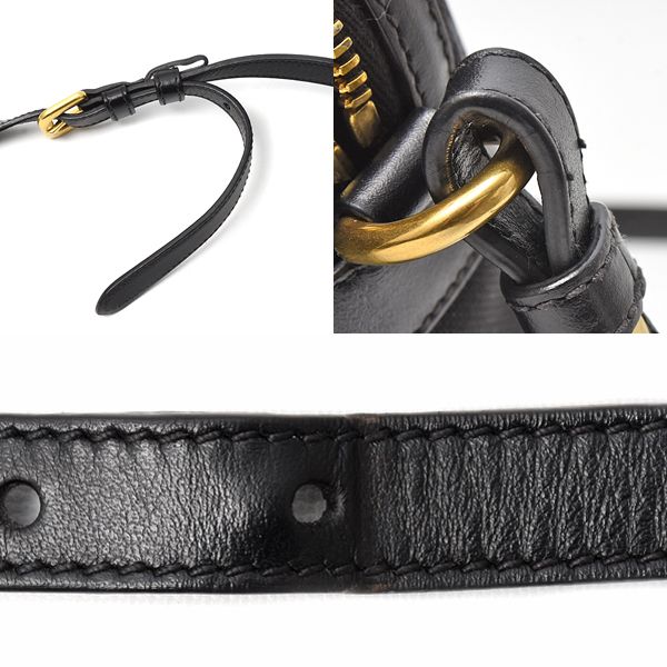 プラダ バッグ メンズ レディース ショルダーバッグ クロスボディバッグ キャンバス レザー ブラック 1BH089 PRADA 中古 - メルカリ