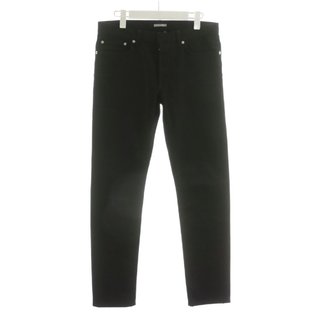 ディオールオム Dior HOMME アトリエライン SLIM 17.5 デニムパンツ ジーンズ Gパン ジーパン ボタンフライ 29 黒 ...