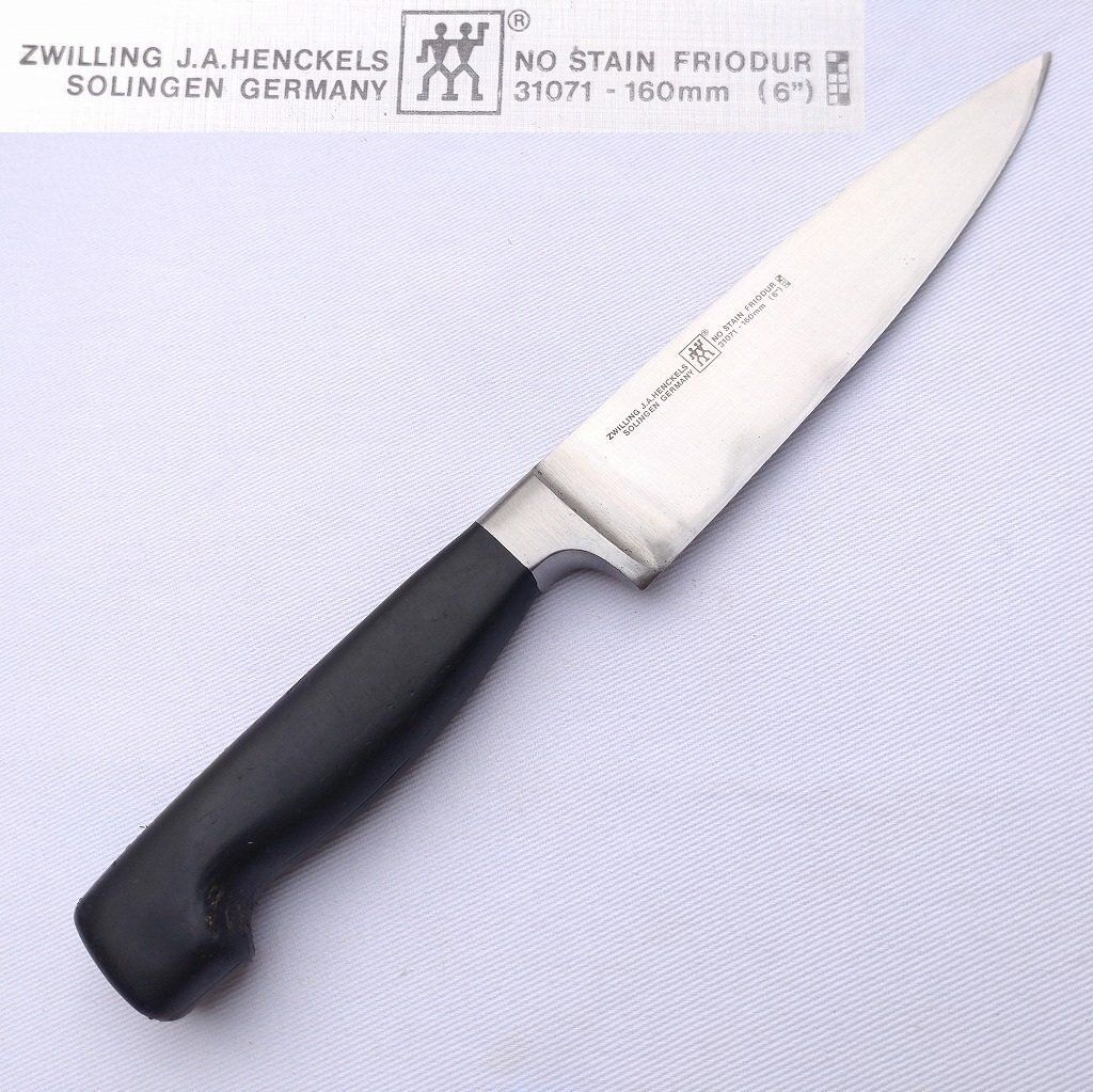 万能包丁 ZWILLING J.A.HENCKELLS SOLINGEN GERMANY NO STAIN FRIODUR 刃長約150㎜ 峰 ...
